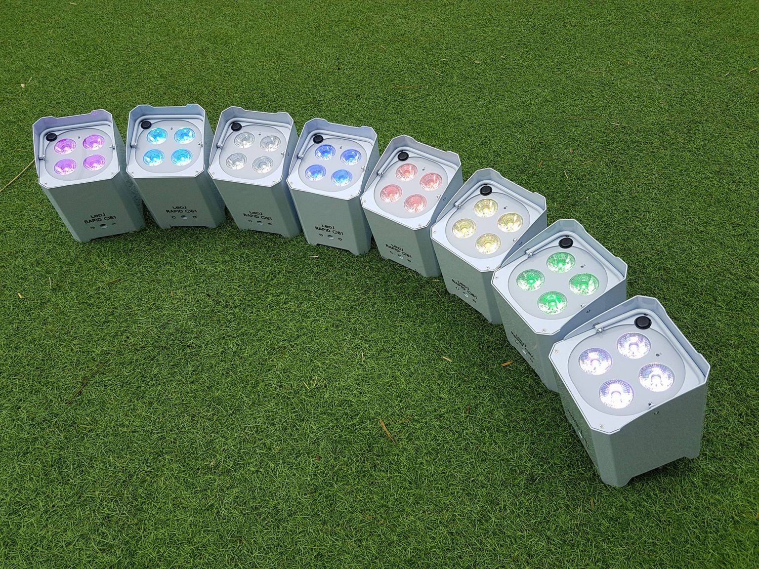 LED Uplighting Hire - Lights & Audio