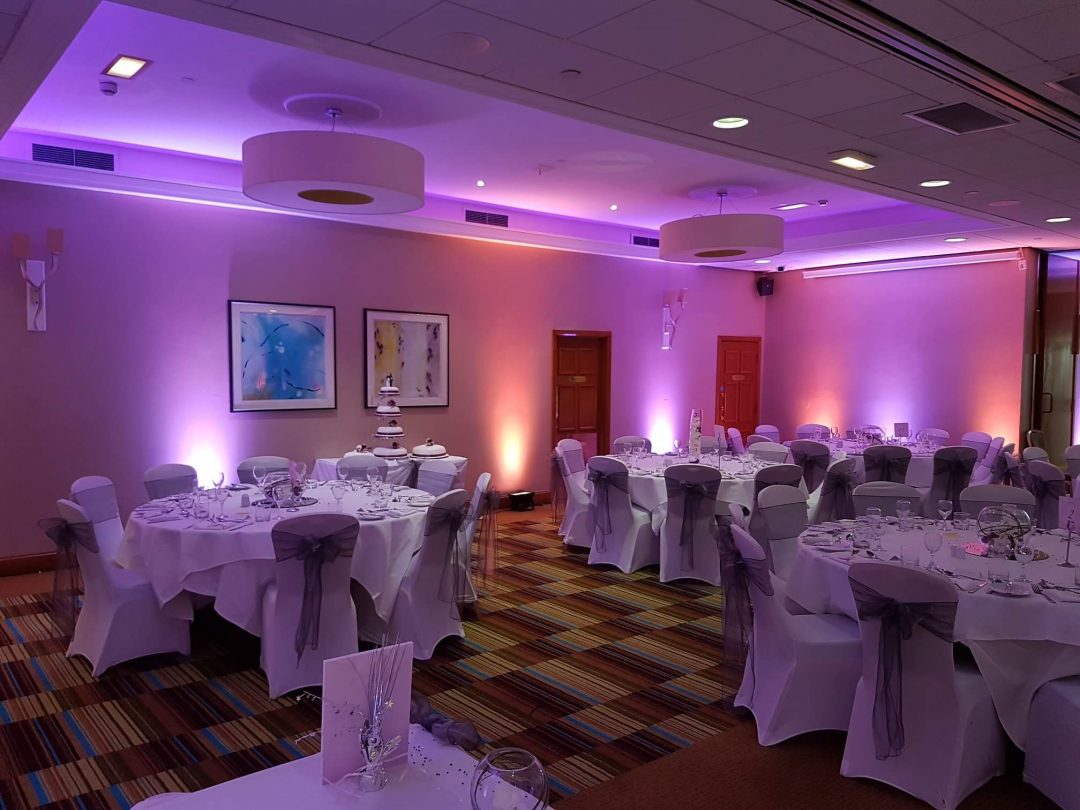 LED Uplighting Hire - Lights & Audio
