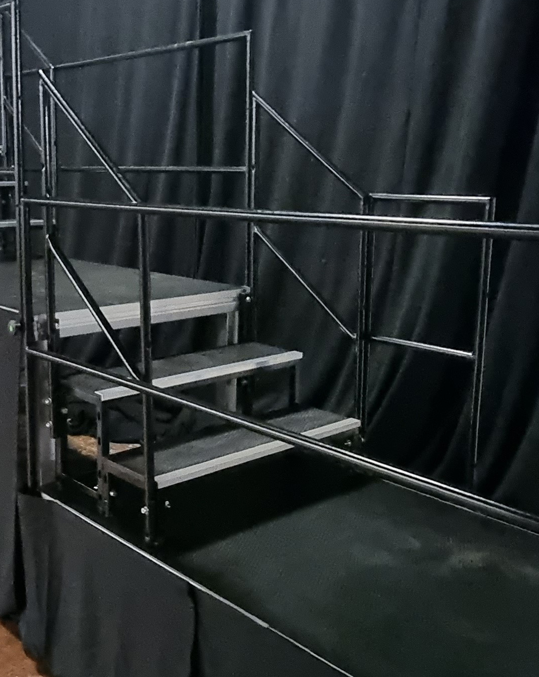 Modular Step Handrail - GT Stage - Lights & Audio